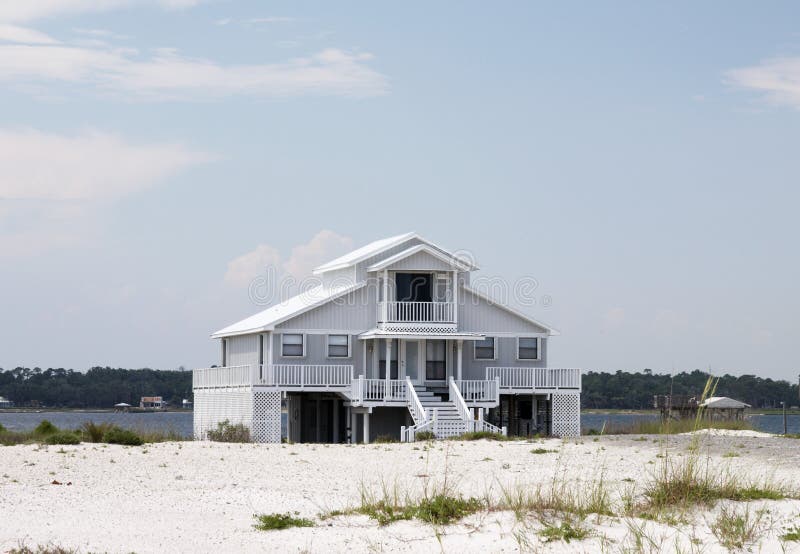 Rustic Beach House stock photo. Image of abode, summer - 2757834