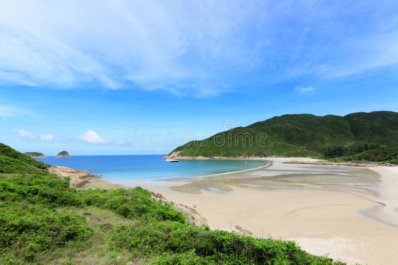 Beach in Hong Kong stock image. Image of kung, kong, relax - 26352801