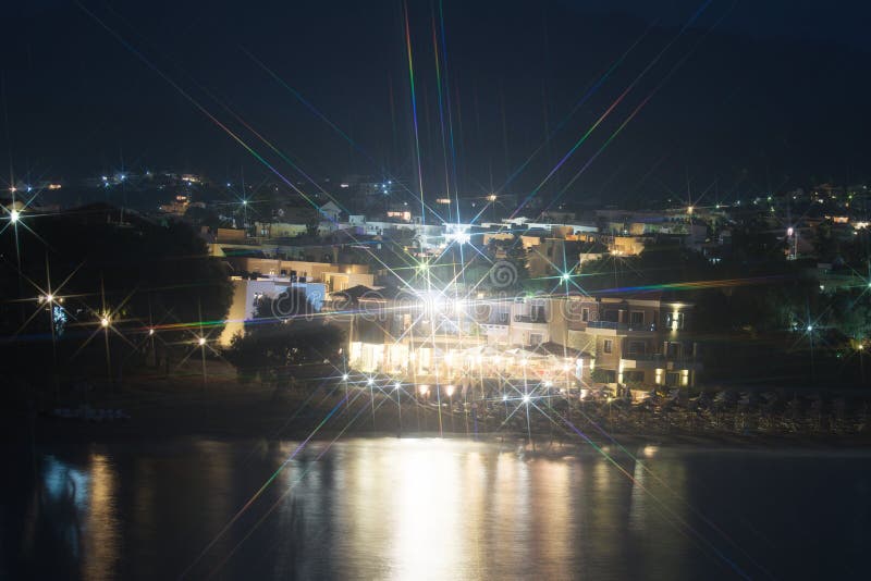 Beach with hotel. stock image. Image of nature, hotels - 63538549