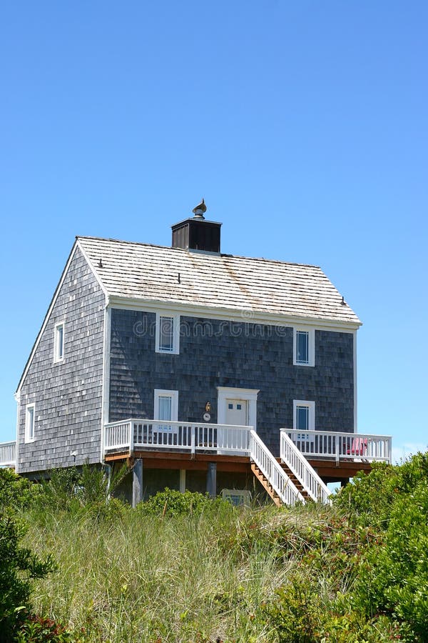Beach house stock image. Image of vacation, grey, house - 953159