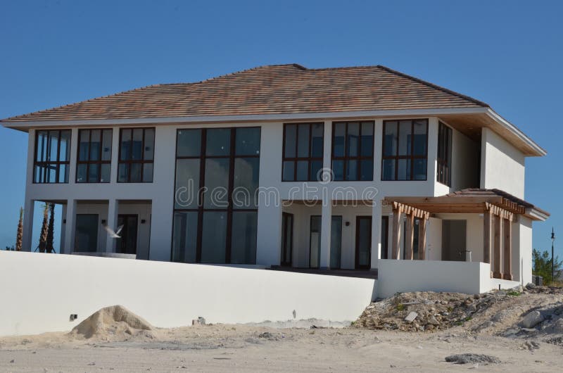 Beach house stock image. Image of building, build, house - 84093995