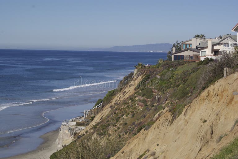 Beach House Overlooking Ocean Stock Photo - Image of seascape, exterior ...