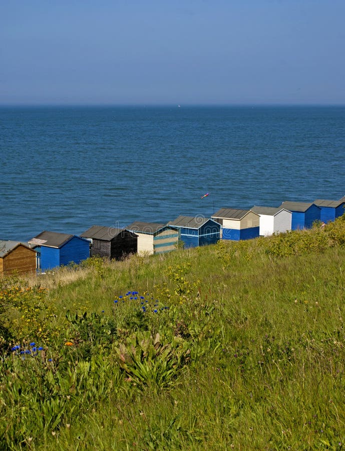 Beach Huts on the Sea Shore. Stock Photo - Image of house, ocean: 49893596