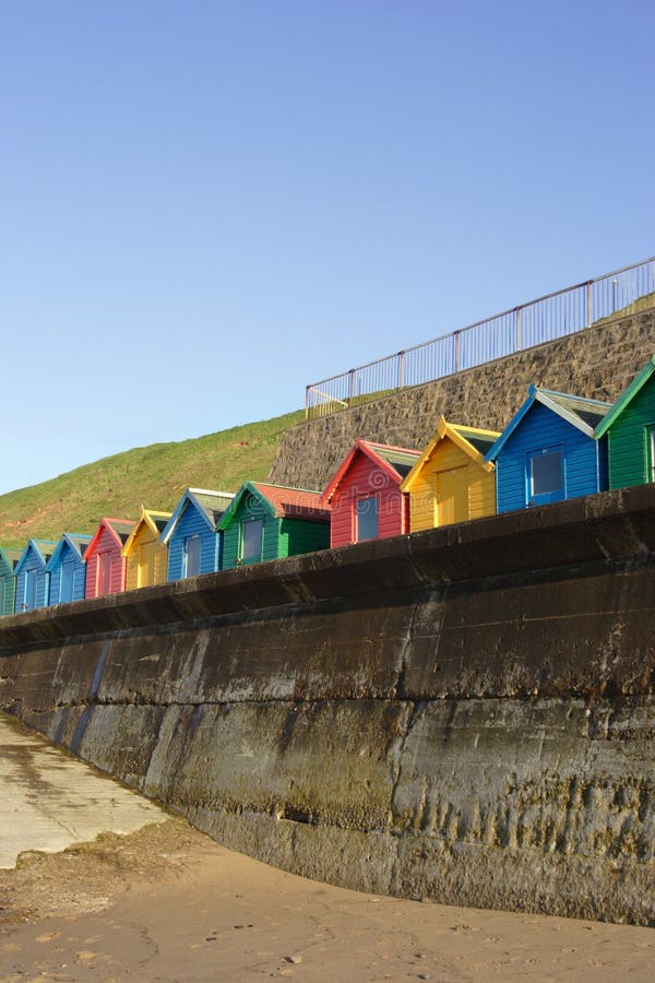 Beach Huts stock photo. Image of coast, huts, bright, southwold - 2048346