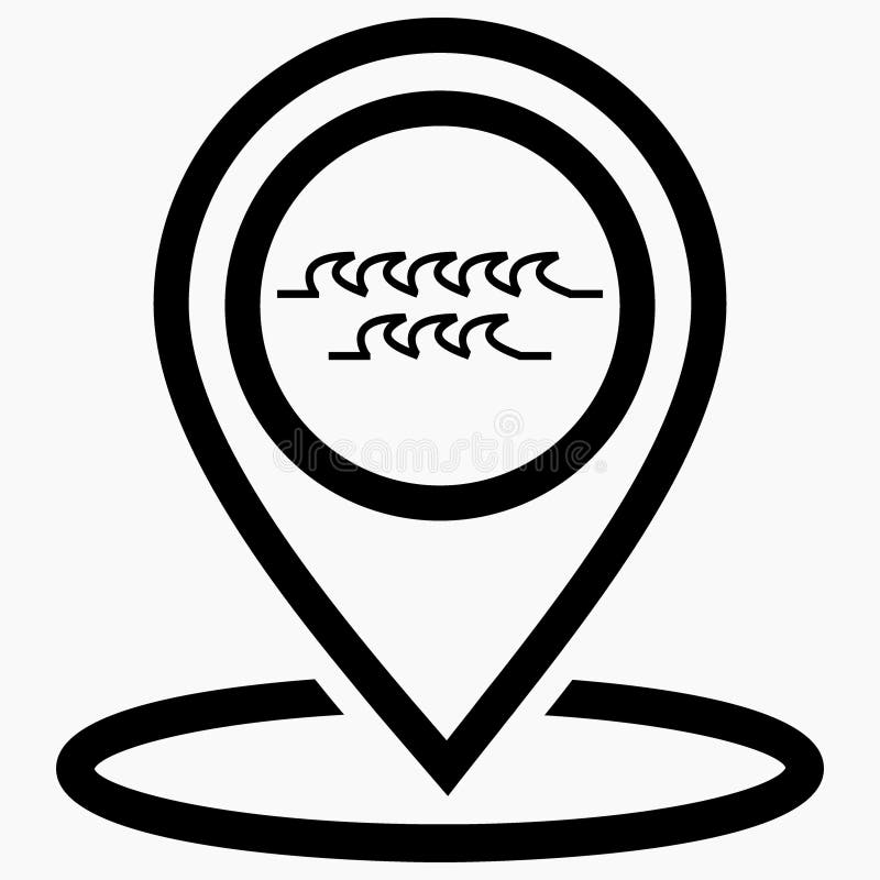 Beach icon stock vector. Illustration of relax, summer - 276706663