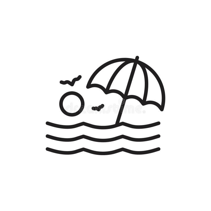 Beach Outline Stock Illustrations – 90,041 Beach Outline Stock ...