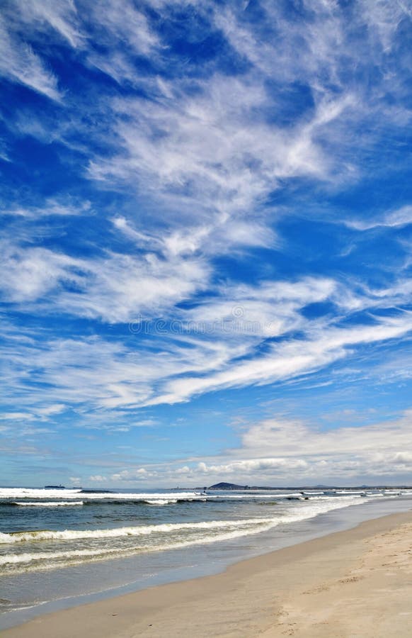 Beach impression stock image. Image of skys, beach, waves - 52749775