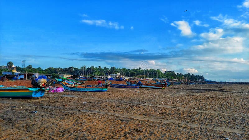 Beach in india stock photo. Image of vacation, cloud - 260495280