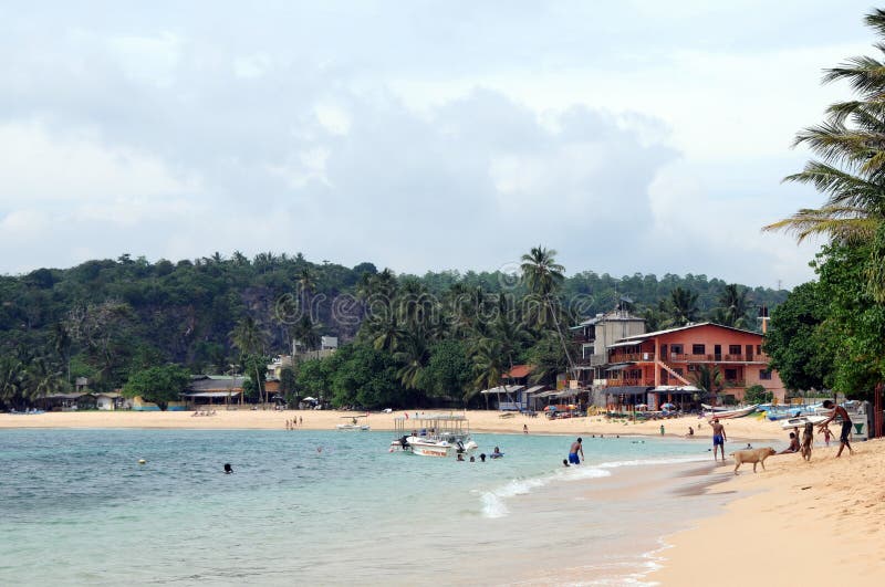 The Beach on the Indian Ocean. Editorial Stock Image - Image of island ...
