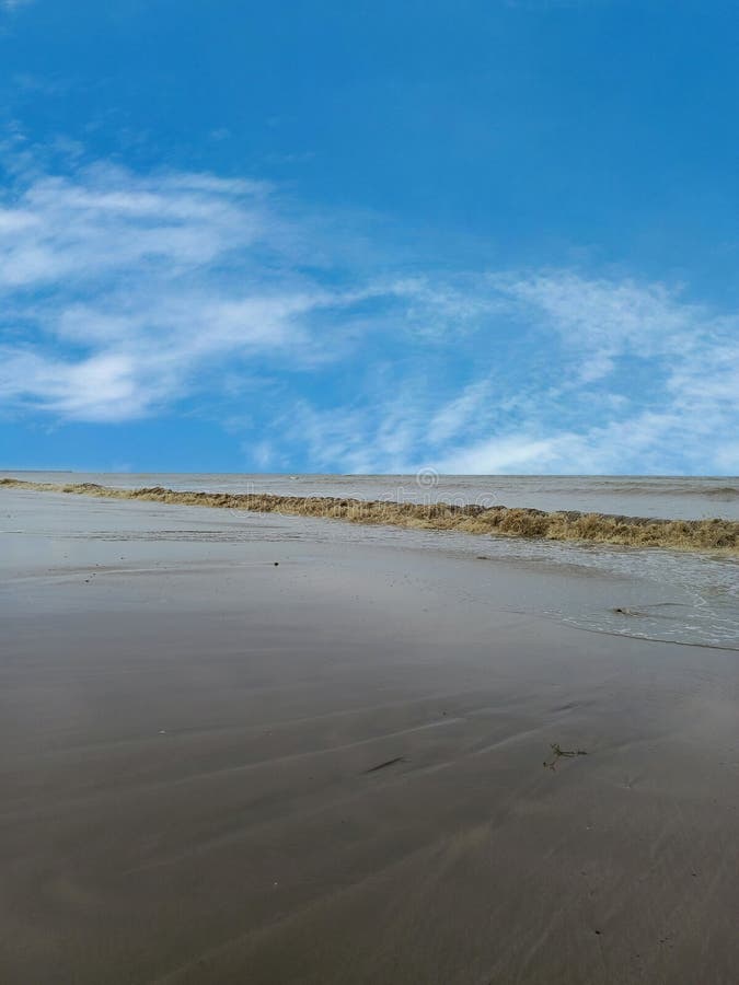 Beach in Indonesia Kalimantan Selata Stock Image - Image of coast ...