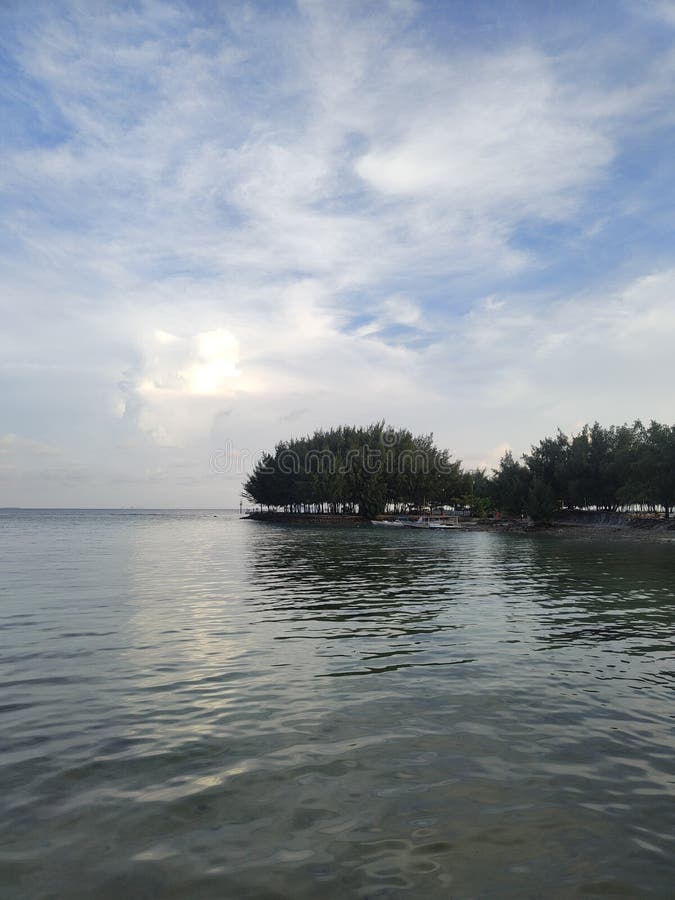 Beach on an Indonesian Island Stock Image - Image of island, indonesian ...
