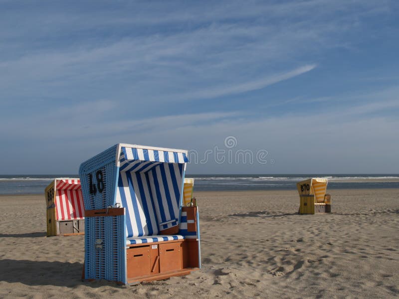 The Island of Langeoog in the German North Sea Stock Image - Image of ...