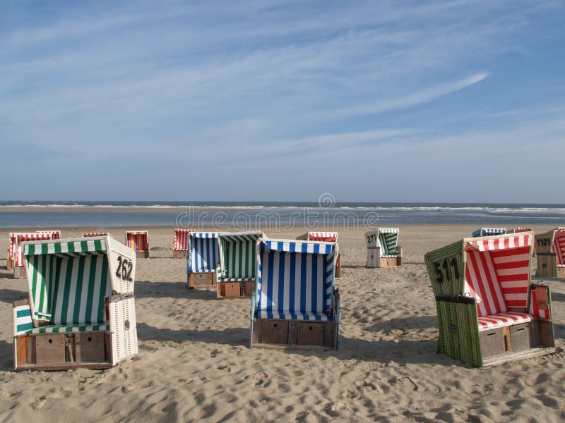 The Island of Langeoog in the German North Sea Stock Photo - Image of ...