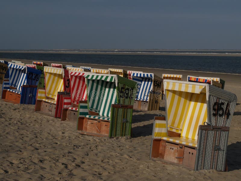 The Island of Langeoog in the German North Sea Stock Image - Image of ...