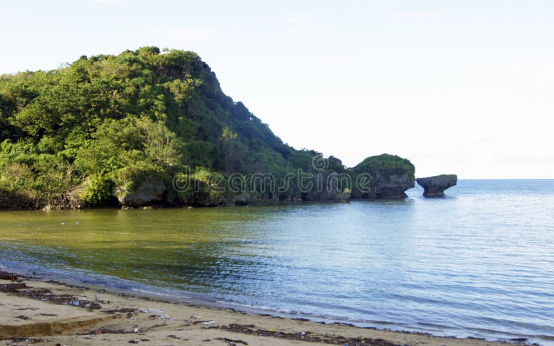 Beach on the Island of Okinawa, Japan Stock Image - Image of asia ...