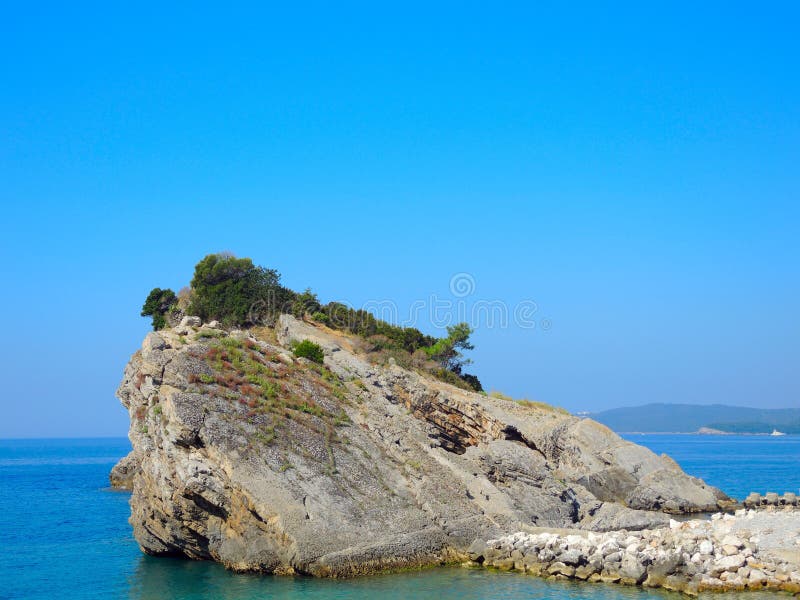 The Beach on the Island of St. Nicholas Stock Image - Image of ...