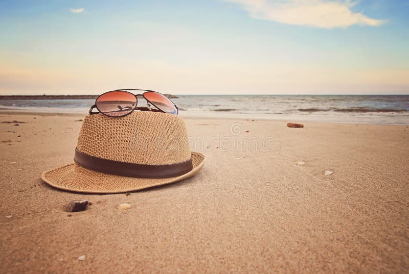 Beach items stock photo. Image of outdoors, sunglasses - 31234048