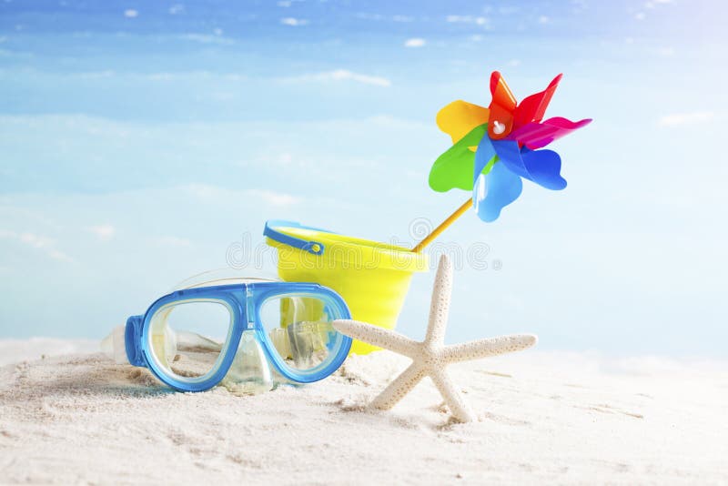 Beach Items, Vacation Background Stock Photo - Image of concept ...