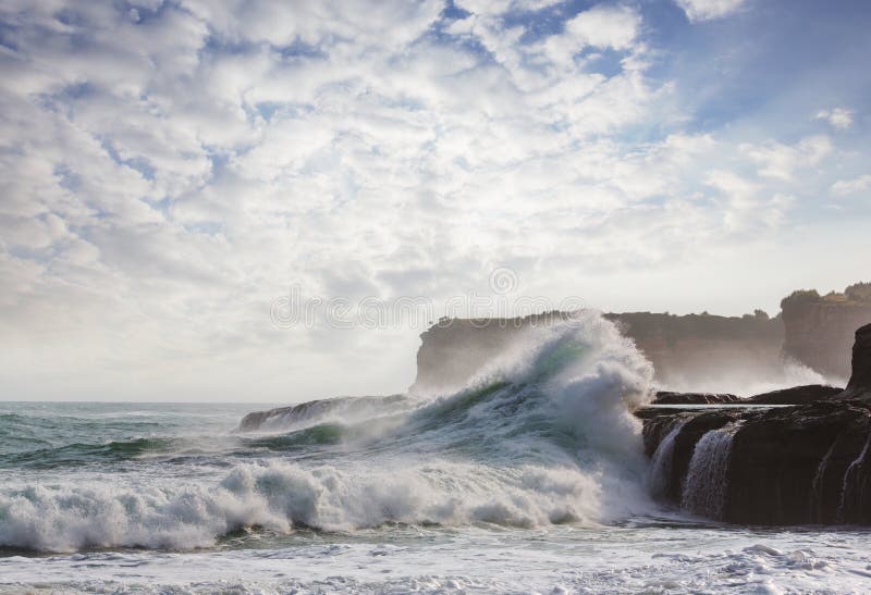Beach in Java stock image. Image of tranquil, cloud - 231125679