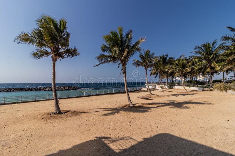 Beach in Jeddah, Saudi Arab Stock Image - Image of urban, summer: 343807151