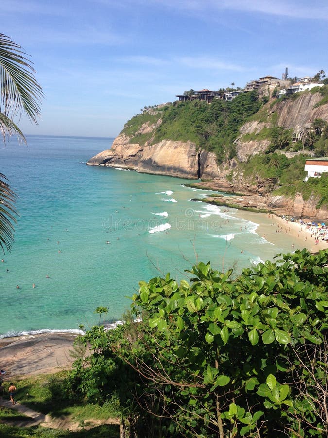 The beach stock photo. Image of joatinga, paradise, riodejaneiro ...