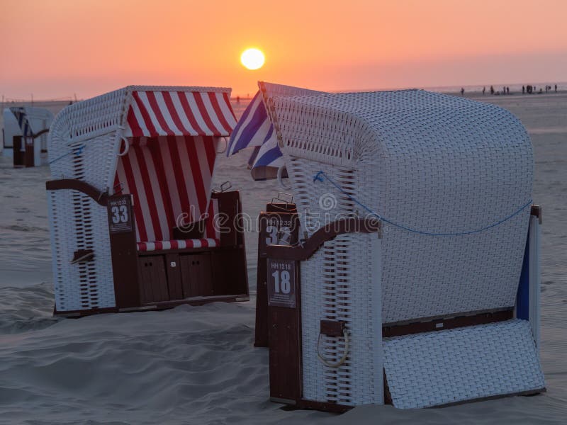 The Beach of Juist in the North Sea Editorial Photography - Image of ...