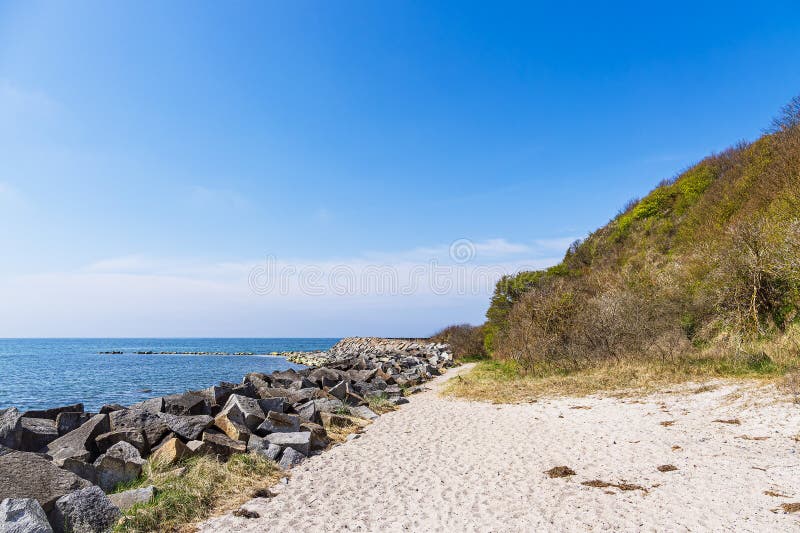 Beach in Kloster on the Island Hiddensee, Germany Stock Photo - Image ...