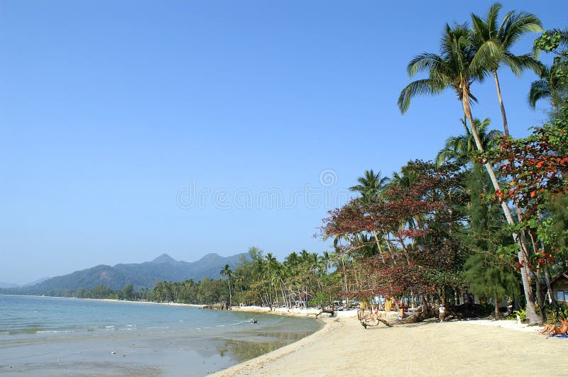 Beach of Ko Chang stock photo. Image of swiming, chang - 564754