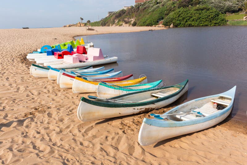 Beach Lagoon Paddle Boats stock image. Image of tourism - 91305061
