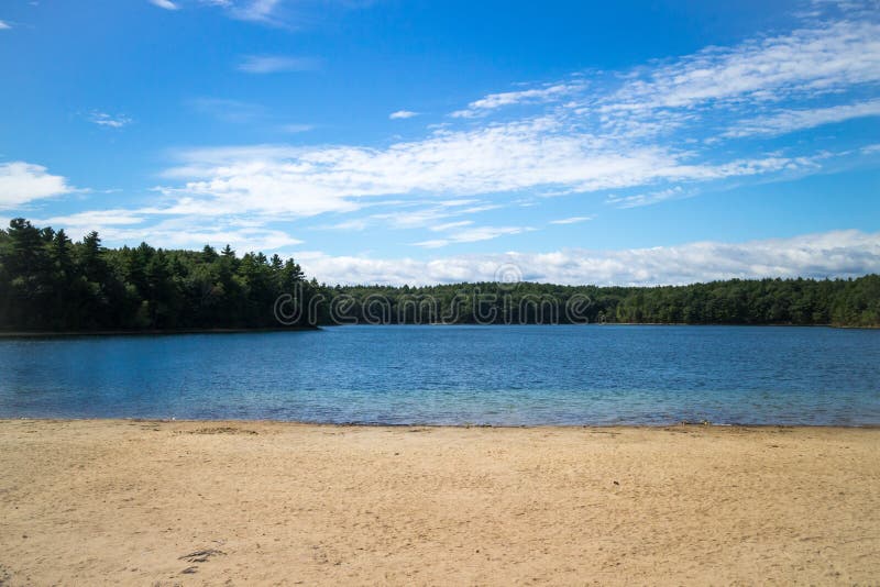 Beach and Lake stock photo. Image of peaceful, lake, preservation ...