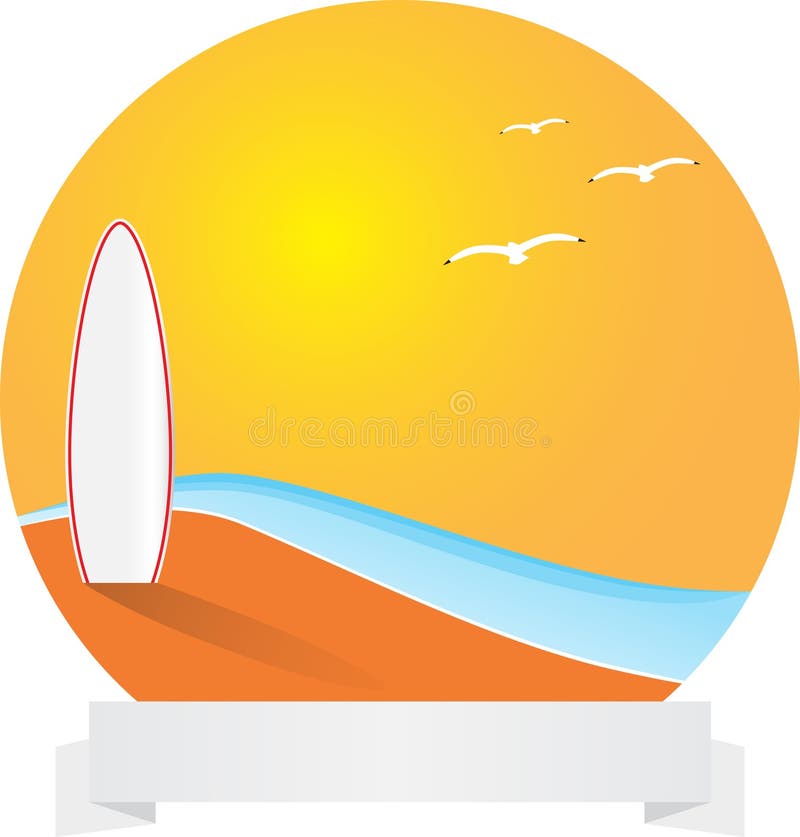 Circle sand landscape stock vector. Illustration of horizontal - 19055347