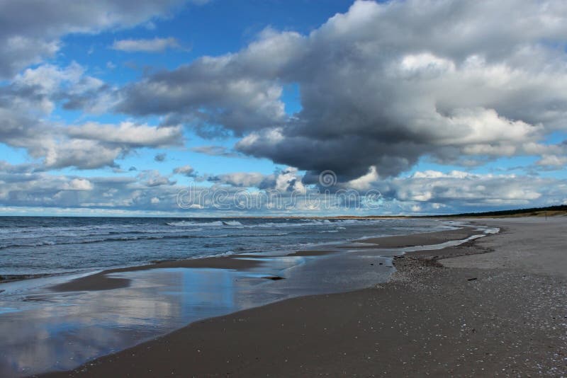 Beach landscape horizontal stock image. Image of surf - 11580147