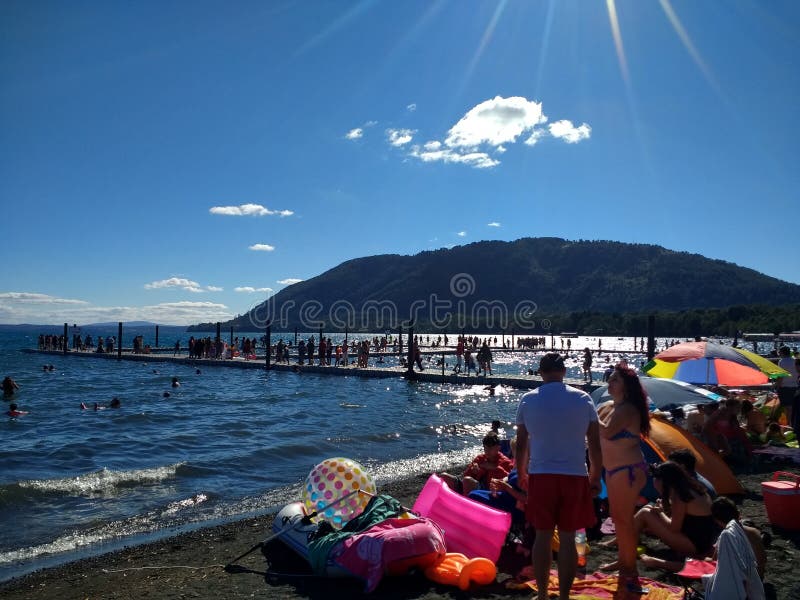 Beach Lican-ray 2 editorial photo. Image of licanray - 140592856