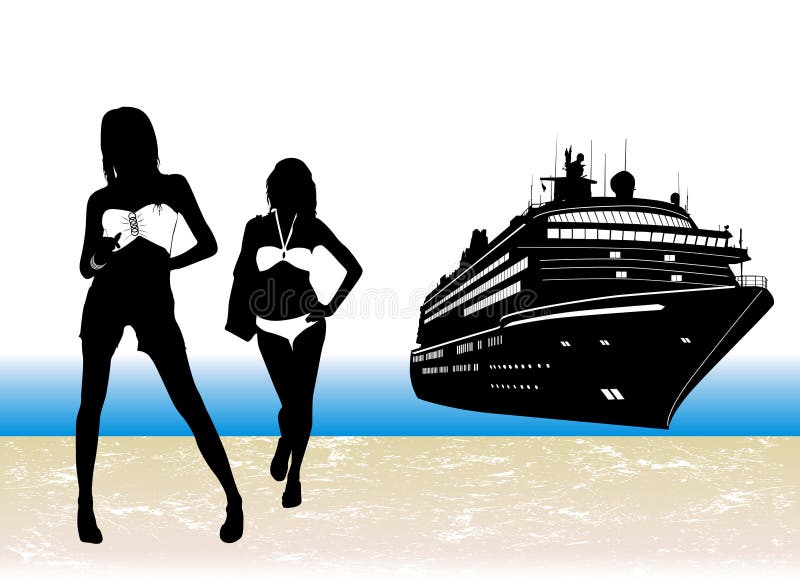 Beach life stock vector. Illustration of swimwear, exotic - 16132395