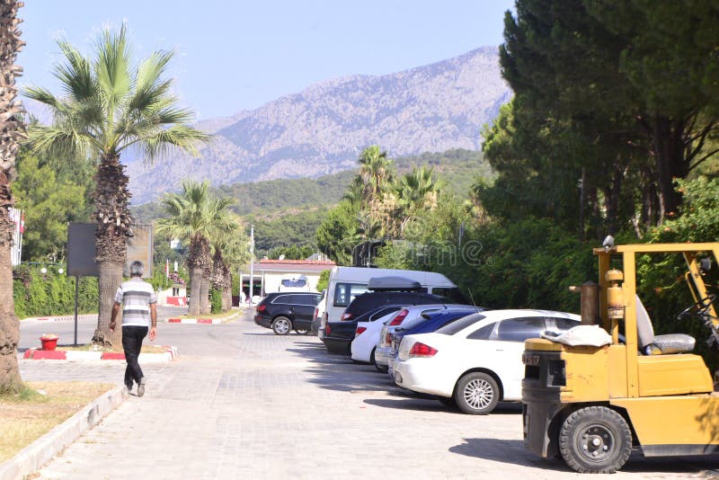 Beach life of Turkey editorial stock image. Image of normal - 57204819