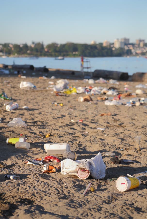 Beach Litter stock image. Image of city, lifestyles, recycling - 36722625