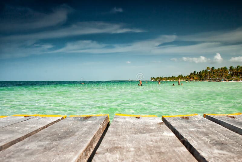 Beach Located in Cayo Coco, Ciego De Avila, Cuba Stock Image - Image of ...