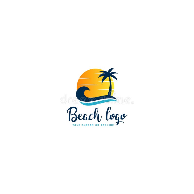 Beach Logo Stock Illustrations – 155,460 Beach Logo Stock Illustrations ...