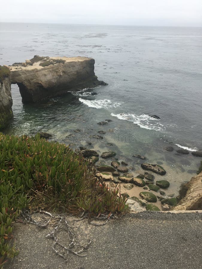 Beach stock image. Image of beach, water, rocks, lookout - 170136867