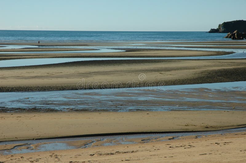 Beach at low tide stock photo. Image of nature, scenic - 306844