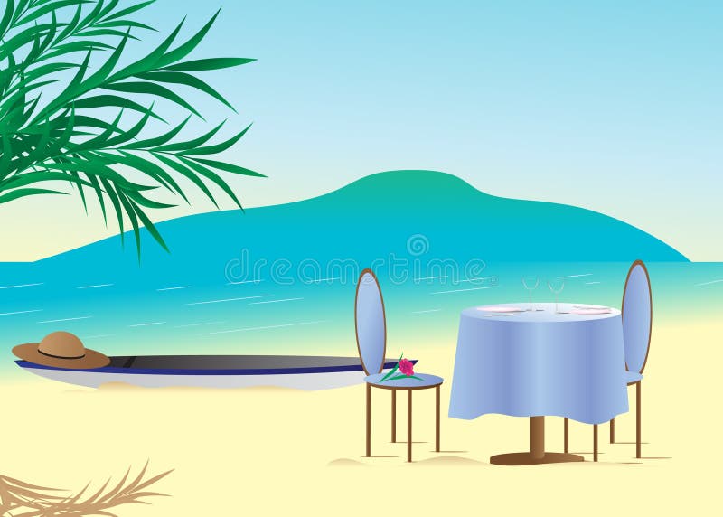 Beach. stock vector. Illustration of fancy, appointment - 37280924