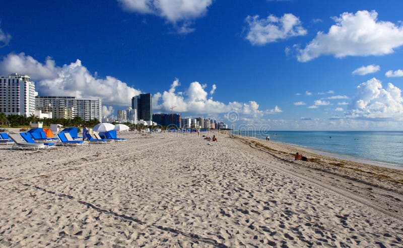 Miami Beach stock image. Image of caribbean, beach, florida - 13016501