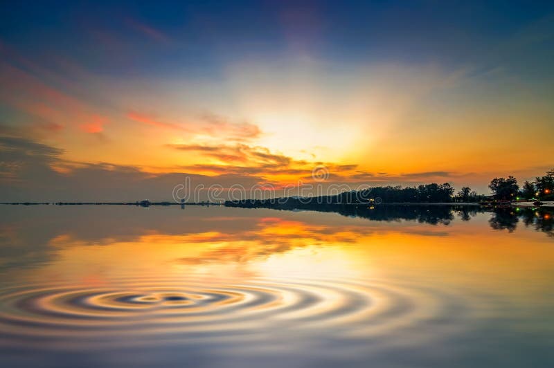 Beach mirrors the sky stock image. Image of ocean, blue - 42087767