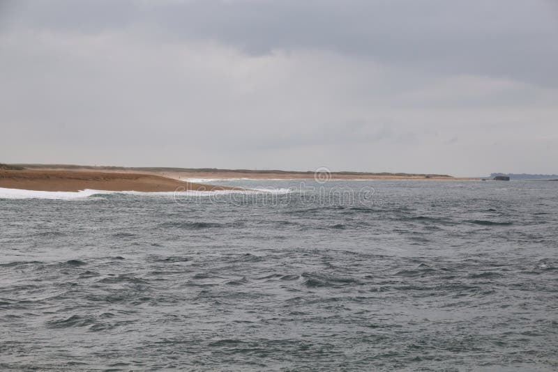 Beach in the morning stock photo. Image of landscape - 258855680