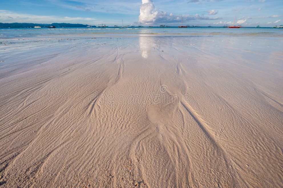 Beach at Morning, Philippines. Stock Photo - Image of scenic, summer ...