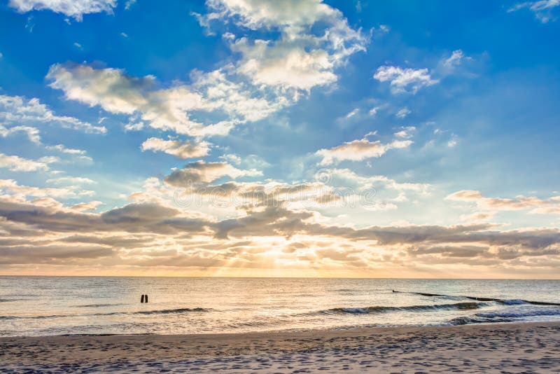 Beach in the morning stock image. Image of morning, lifestyle - 69748135