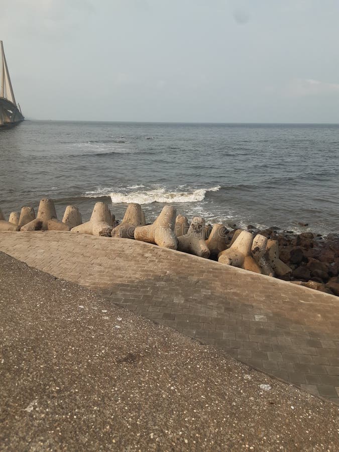 Mumbai beach area in India stock photo. Image of outdoor - 250844544