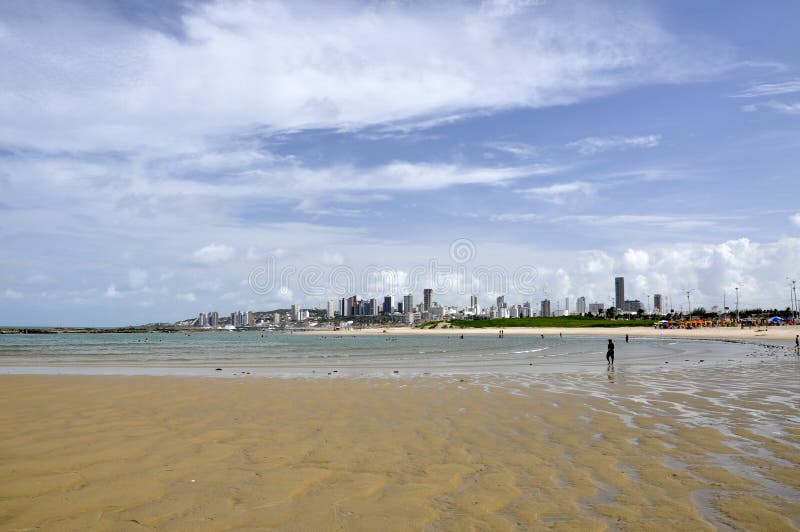 Beach of Natal, Rio Grande Do Norte (Brazil) Stock Image - Image of ...