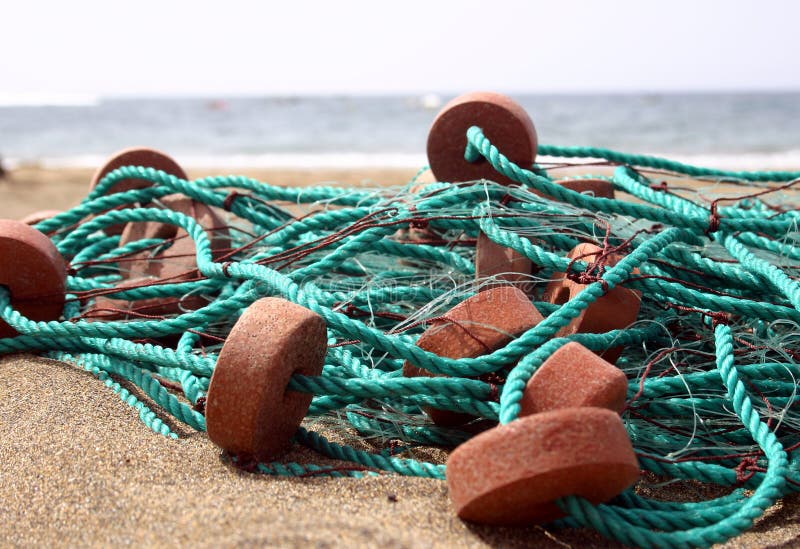 Beach Nets stock photo. Image of nets, work, beach, coast - 131936