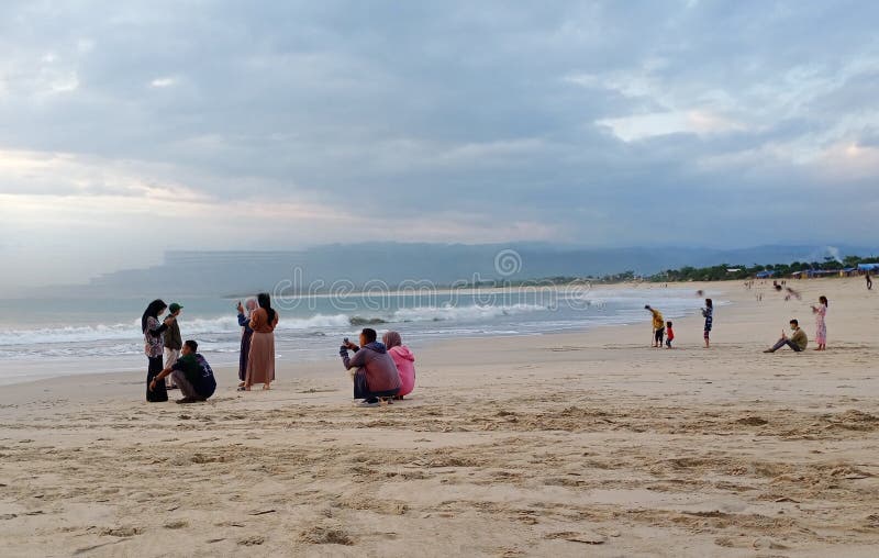 The Beach and New Normal Life Now Editorial Stock Photo - Image of ...